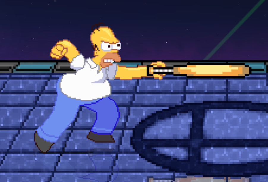Homer Simpson (The Simpsons) [0.9.4a/CMC+ v8] Mod for Super Smash Bros ...