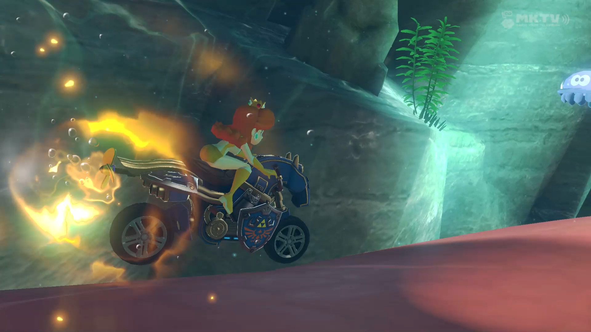 Thicc Daisy (Biker Suit) [Port] Mod for Mario Kart 8 Deluxe | MK8D Mods