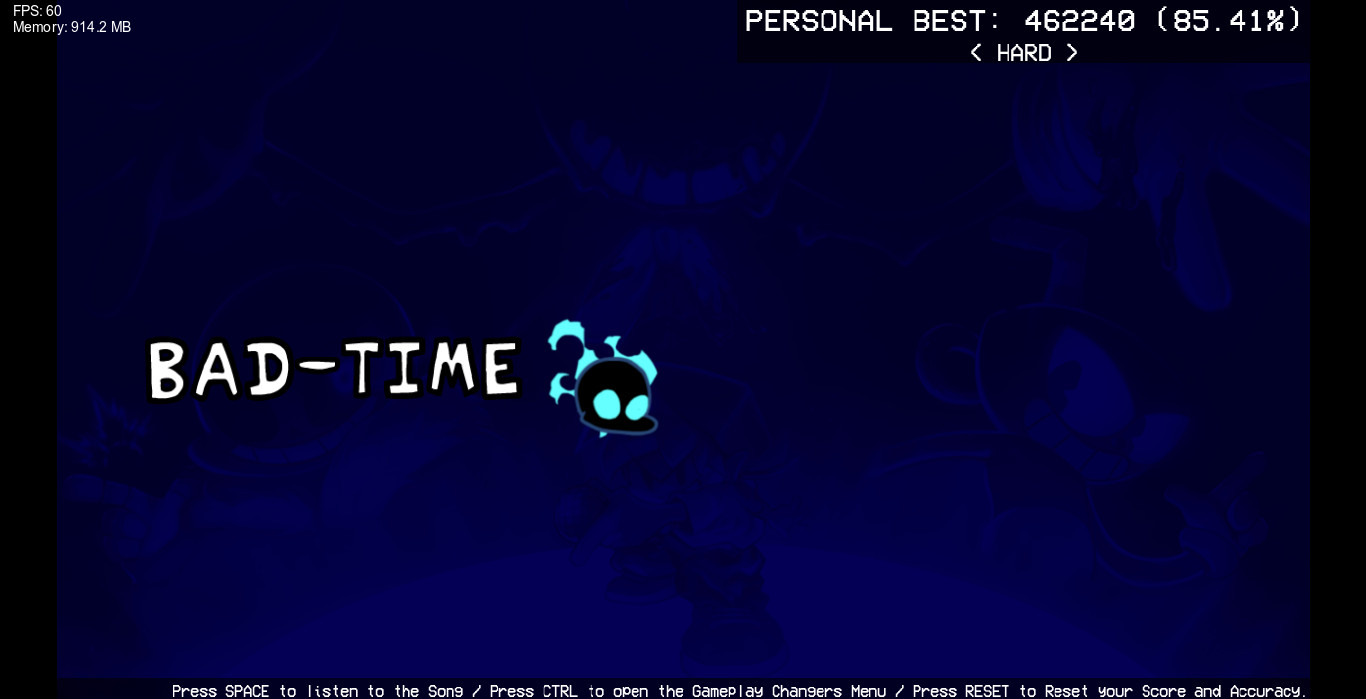 Bad-time but you are sans ULTIMATE EDITION Mod for Friday Night Funkin ...