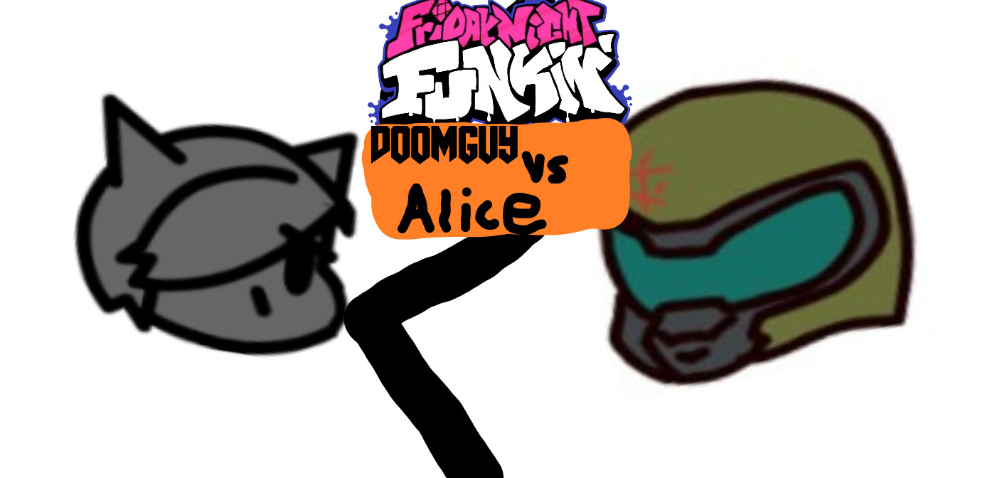 Doomguy vs Alice mod [Friday Night Funkin'] [Mods]
