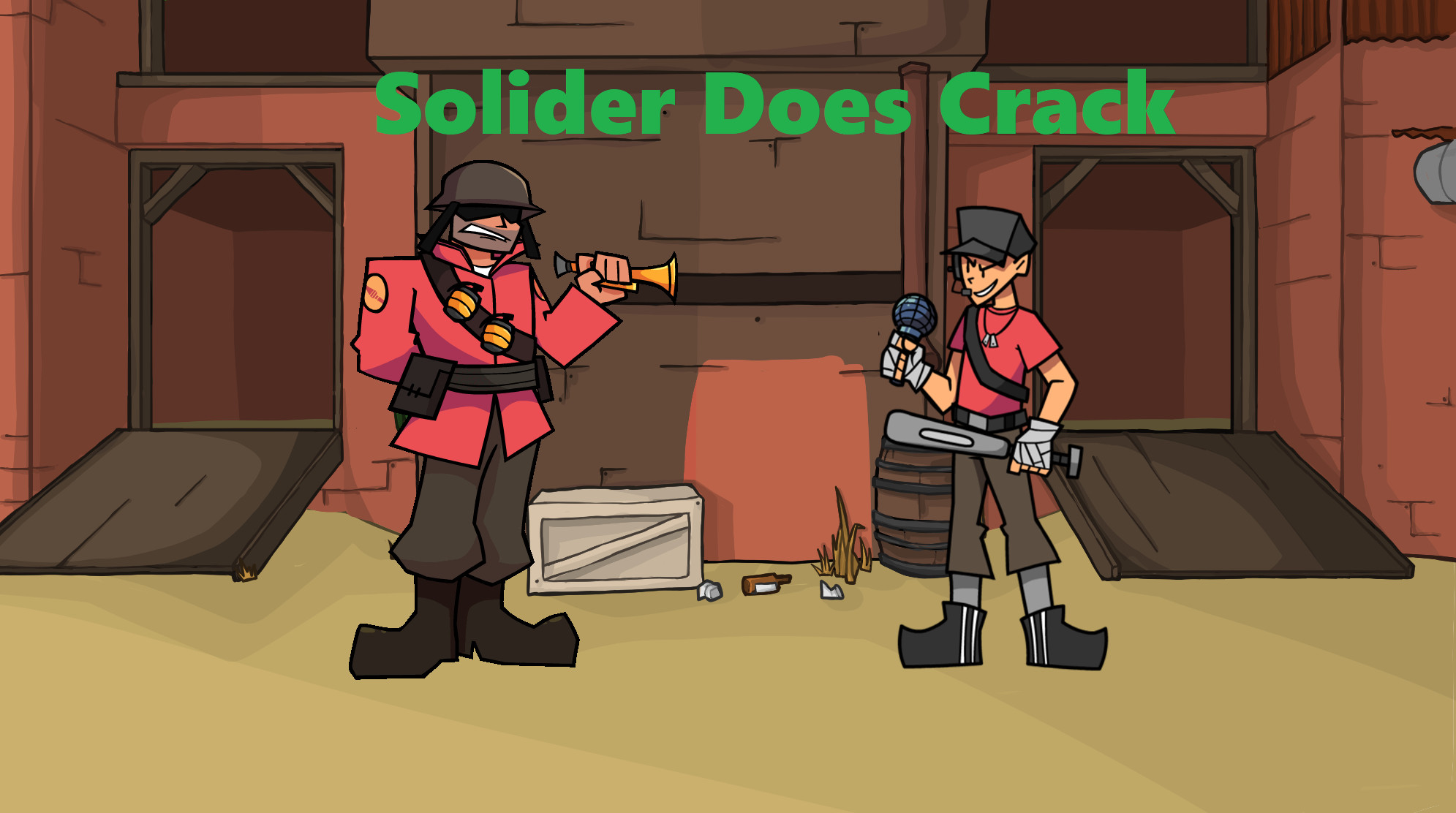 Solider Does Crack Mod for Friday Night Funkin' | FNF Mods