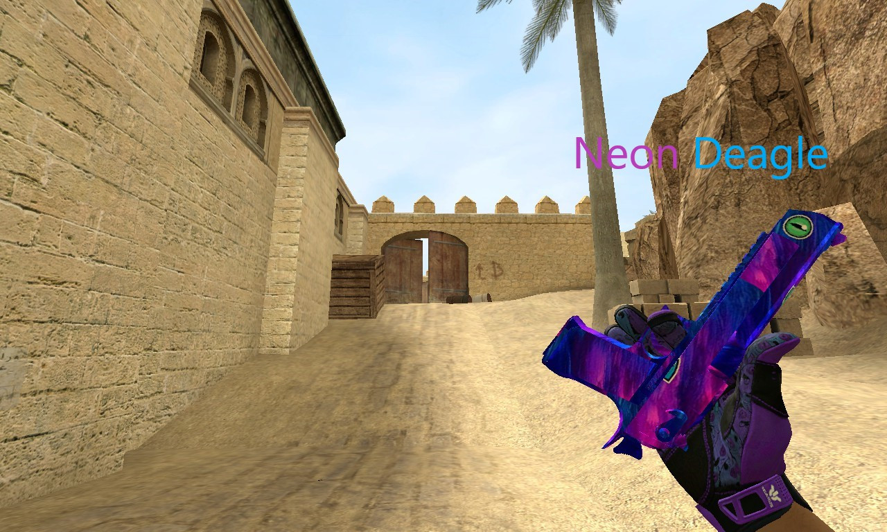 Neon Deagle Mod for Counter-Strike: Source | CS:S Mods