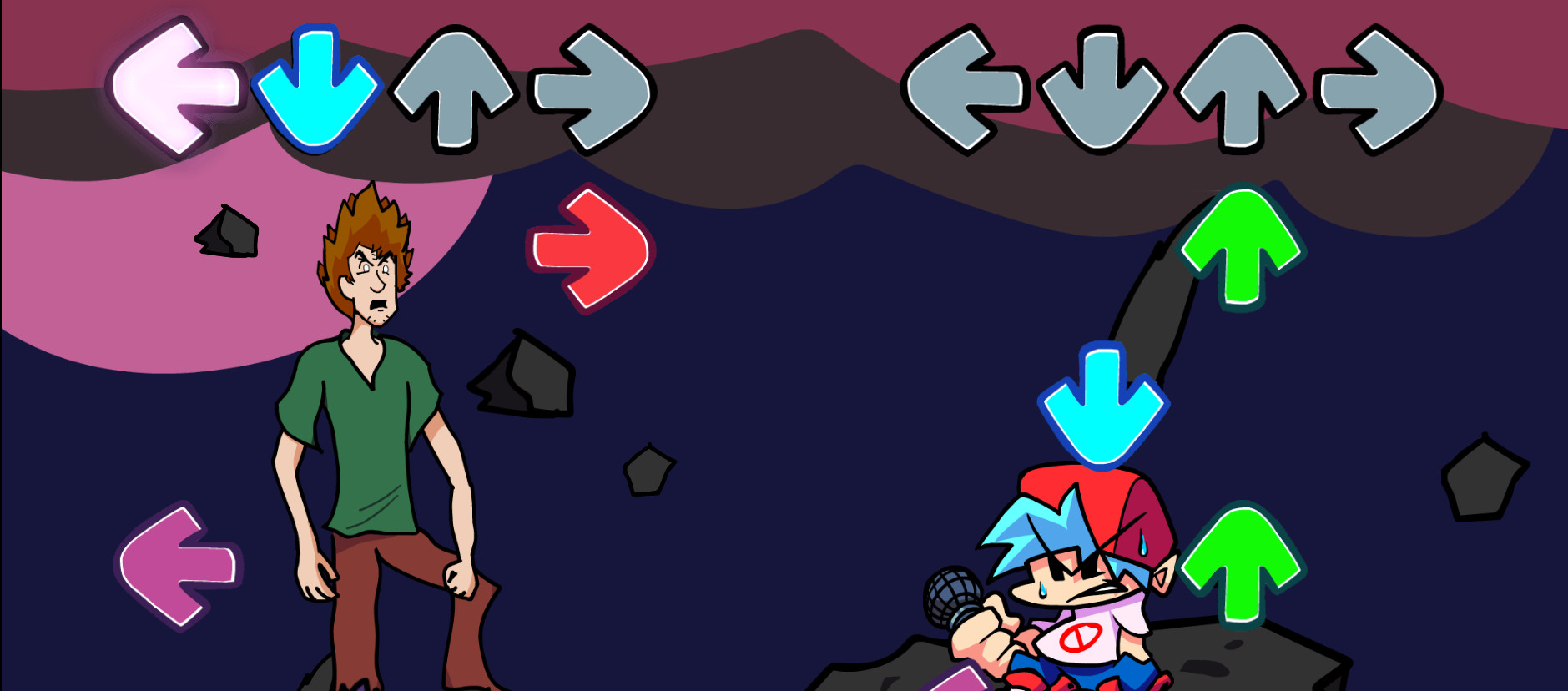 FNF: Vs Shaggy; Triple Trains Mod for Friday Night Funkin' | FNF Mods