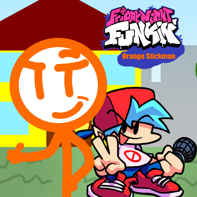 FNF Orange Stickman Friday Night Funkin Mod for Friday Night Funkin ...