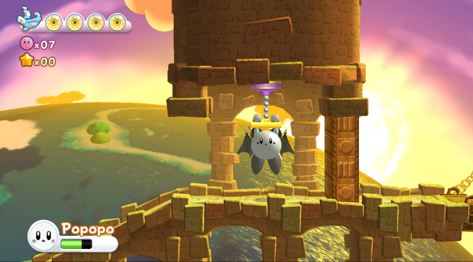 Popopo Over Meta Knight [Kirby's Return to Dream Land] [Mods]