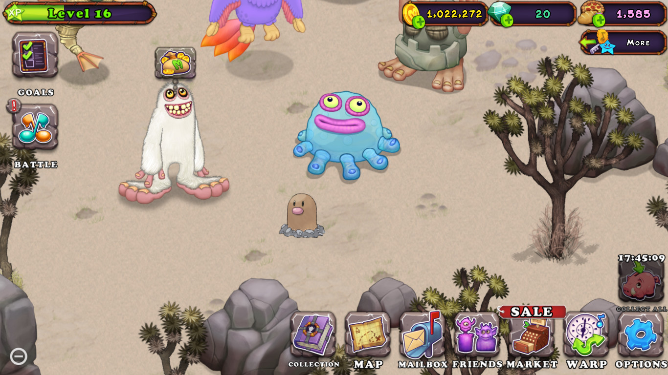 Digglet over dipsters [My Singing Monsters] [Mods]