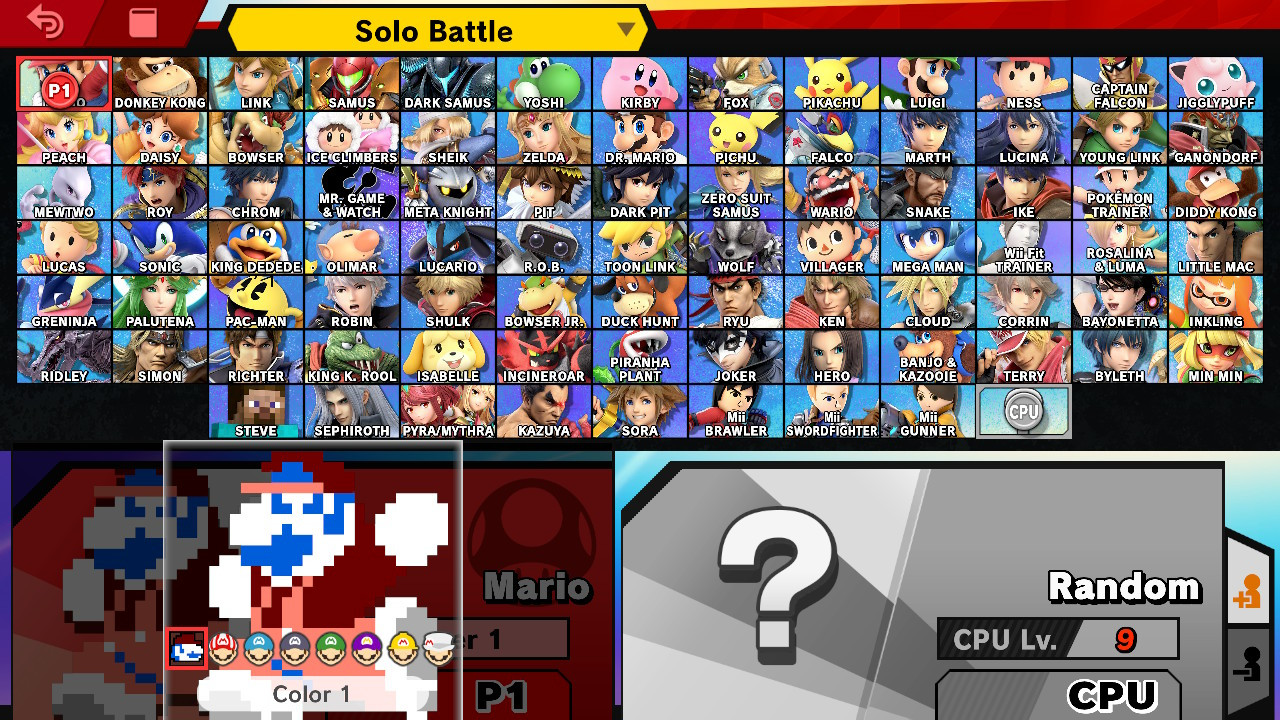 8-Bit Grand Dad [Super Smash Bros. Ultimate] [Mods]