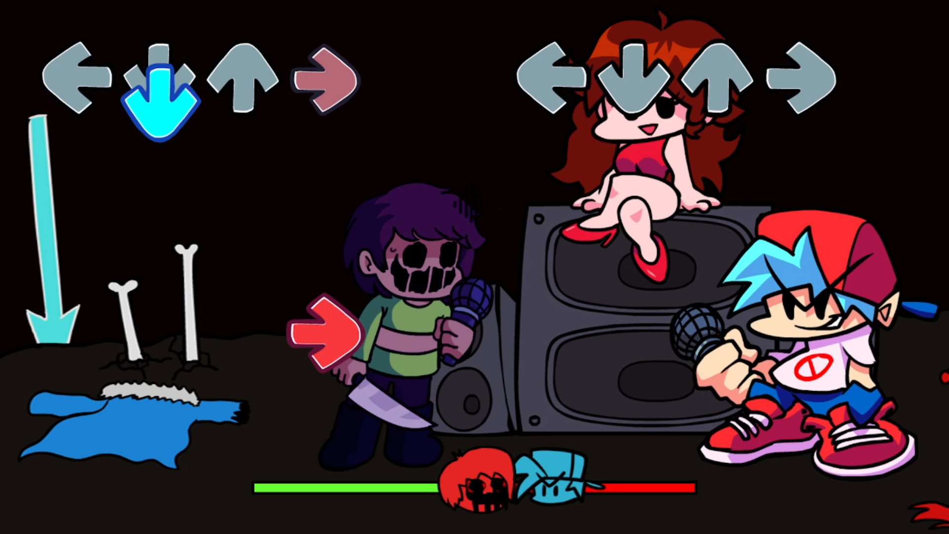 Chara for FNF Multiplayer Mod for Friday Night Funkin' | FNF Mods