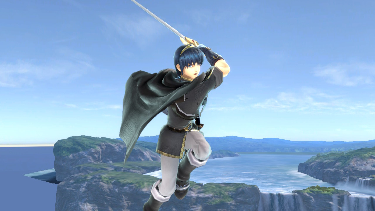 Brawl Marth - Black Alt Mod for Super Smash Bros. Ultimate | SSBU Mods