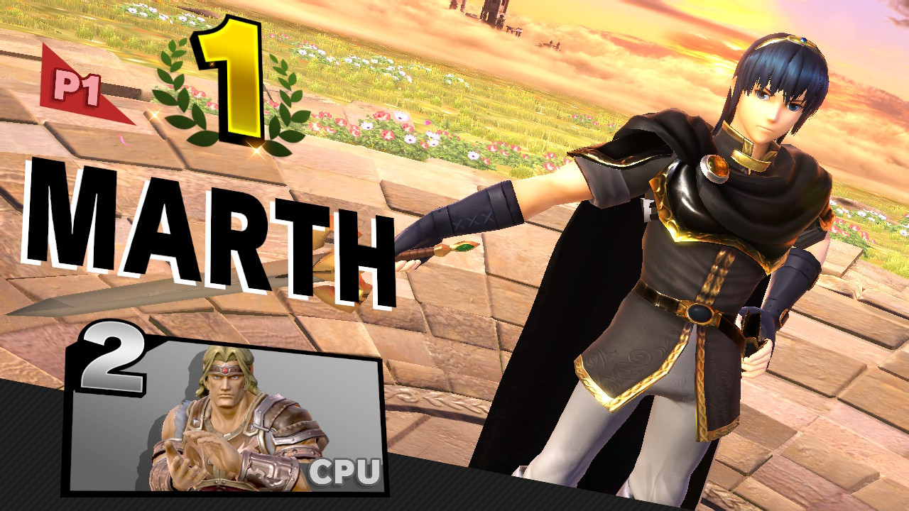 Brawl Marth - Black Alt Mod for Super Smash Bros. Ultimate | SSBU Mods