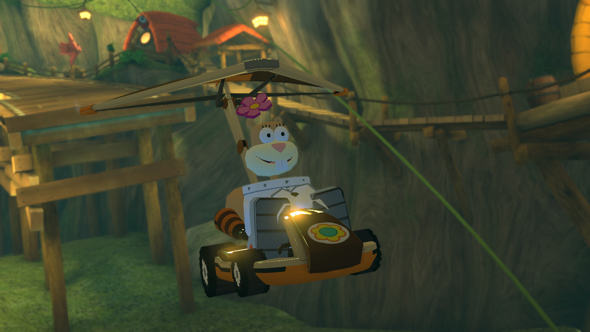 Sandy Cheeks in Mario Kart 8 Deluxe Mod for Mario Kart 8 Deluxe | MK8D Mods