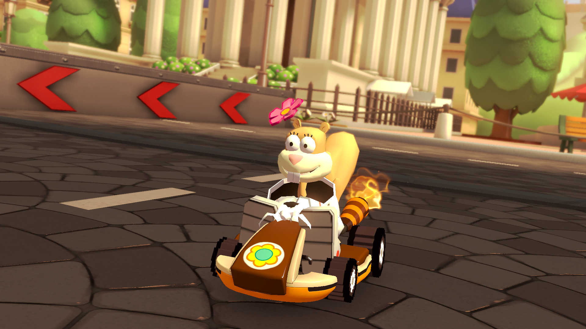 Sandy Cheeks in Mario Kart 8 Deluxe Mod for Mario Kart 8 Deluxe | MK8D Mods