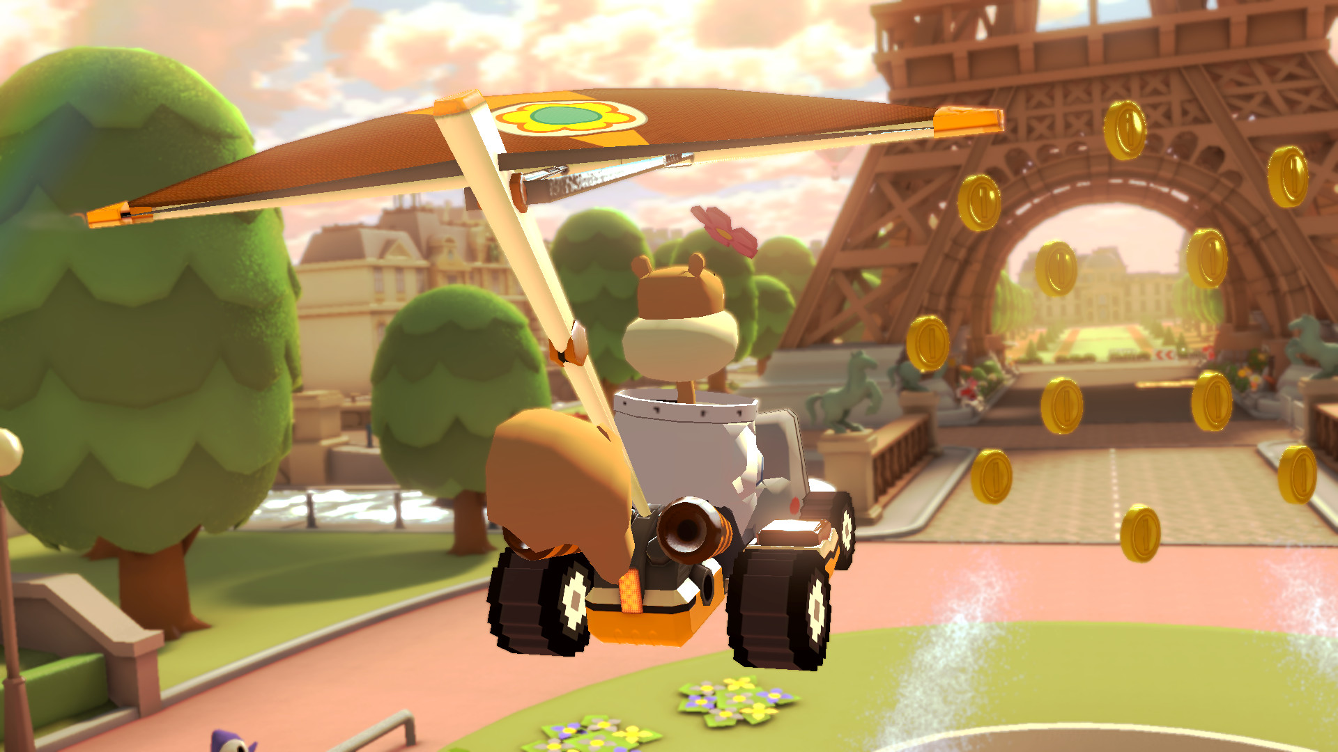 Sandy Cheeks in Mario Kart 8 Deluxe Mod for Mario Kart 8 Deluxe | MK8D Mods