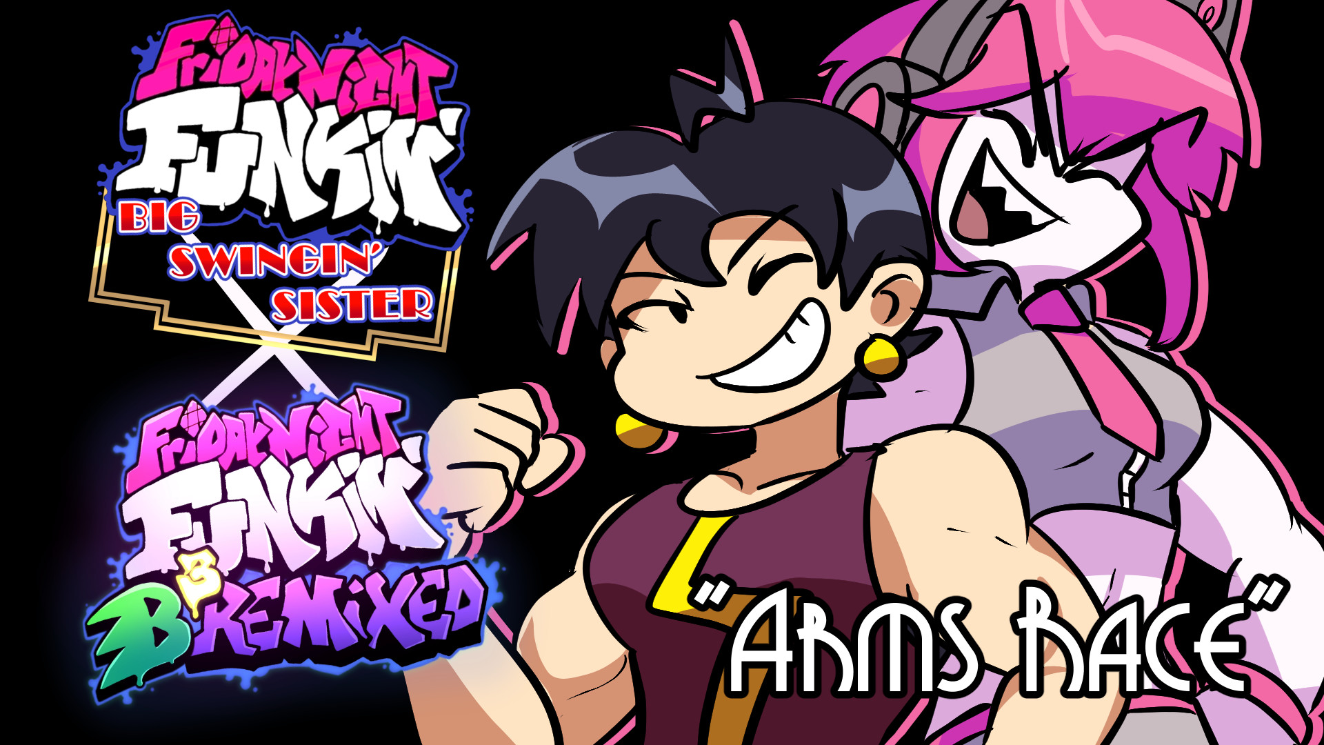 Arms Race - Big Swingin' Sister X B3 Remixed Mod for Friday Night ...