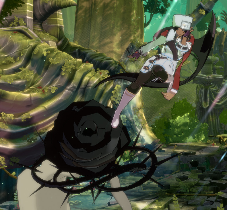 Chondra over Millia Rage - Color 04 (YiiK) [GUILTY GEAR -STRIVE-] [Mods]