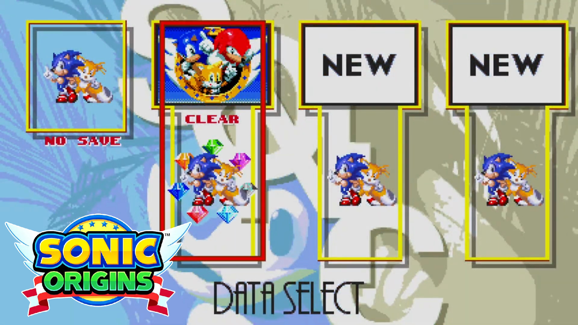 Sonic Origins Data Select Style Mod for Sonic 3 A.I.R. | S3AIR Mods