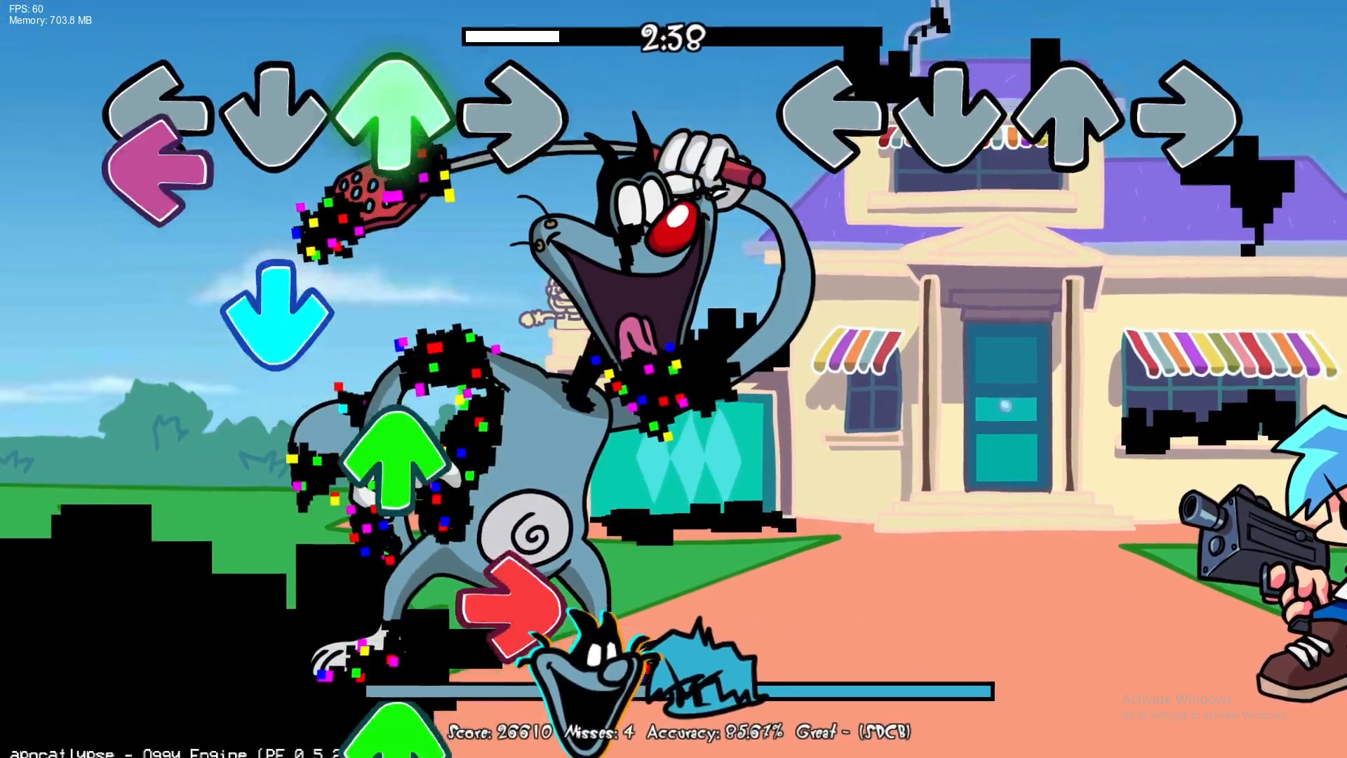 /Pibby/Oggy HighEffort Mod for Friday Night Funkin' | FNF Mods