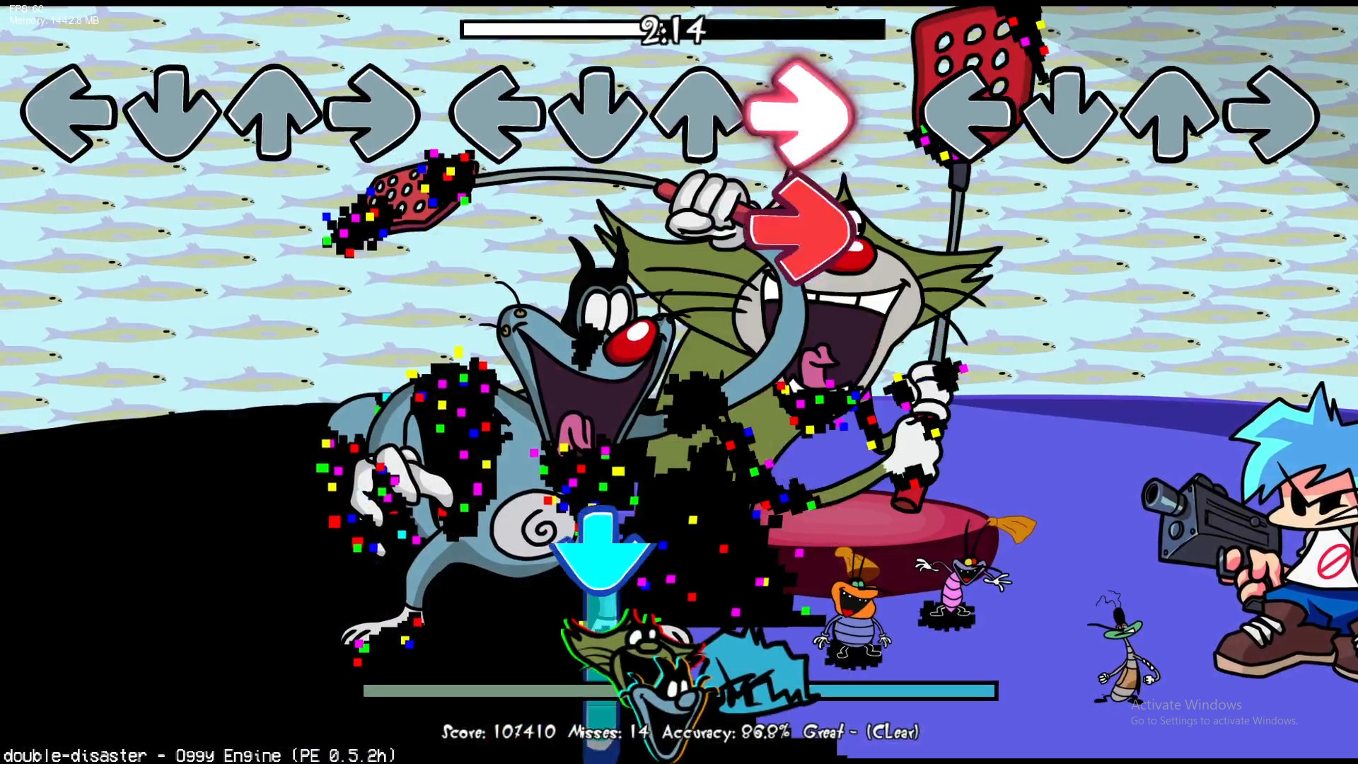 /Pibby/Oggy HighEffort Mod for Friday Night Funkin' | FNF Mods