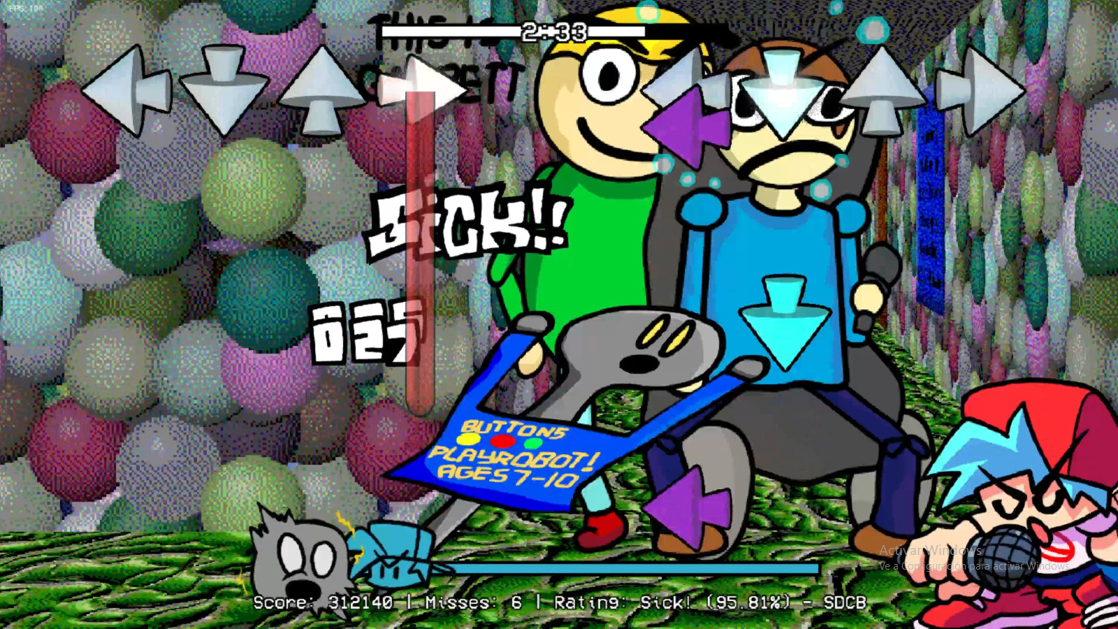 Algebra but 2D versión Mod for Friday Night Funkin' | FNF Mods