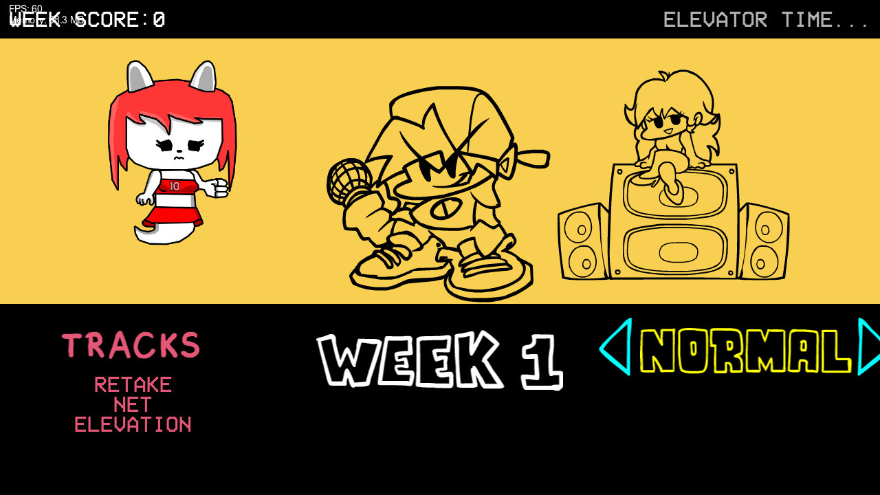 FNF Elevator Funkin feat Ten Mod for Friday Night Funkin' | FNF Mods