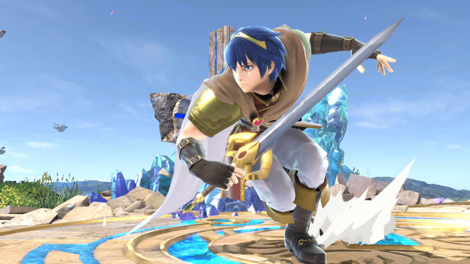 Brave Marth Recolor + Effects (Fire Emblem Heroes) Mod for Super Smash ...
