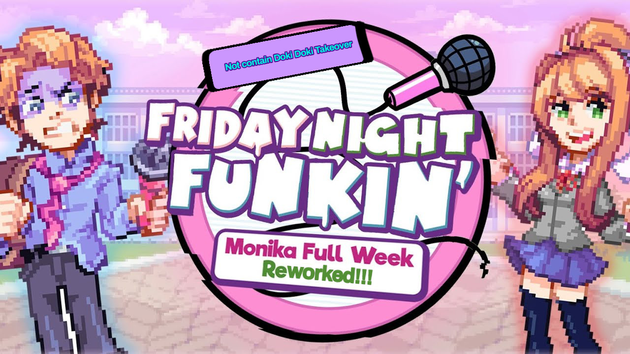 [FANMADE] Doki Doki Takeover - Just Monika [Friday Night Funkin'] [Mods]