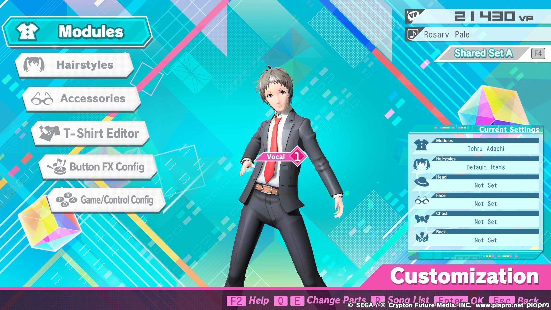 Adachi from P4D Mod for Hatsune Miku: Project DIVA Mega Mix+ ...