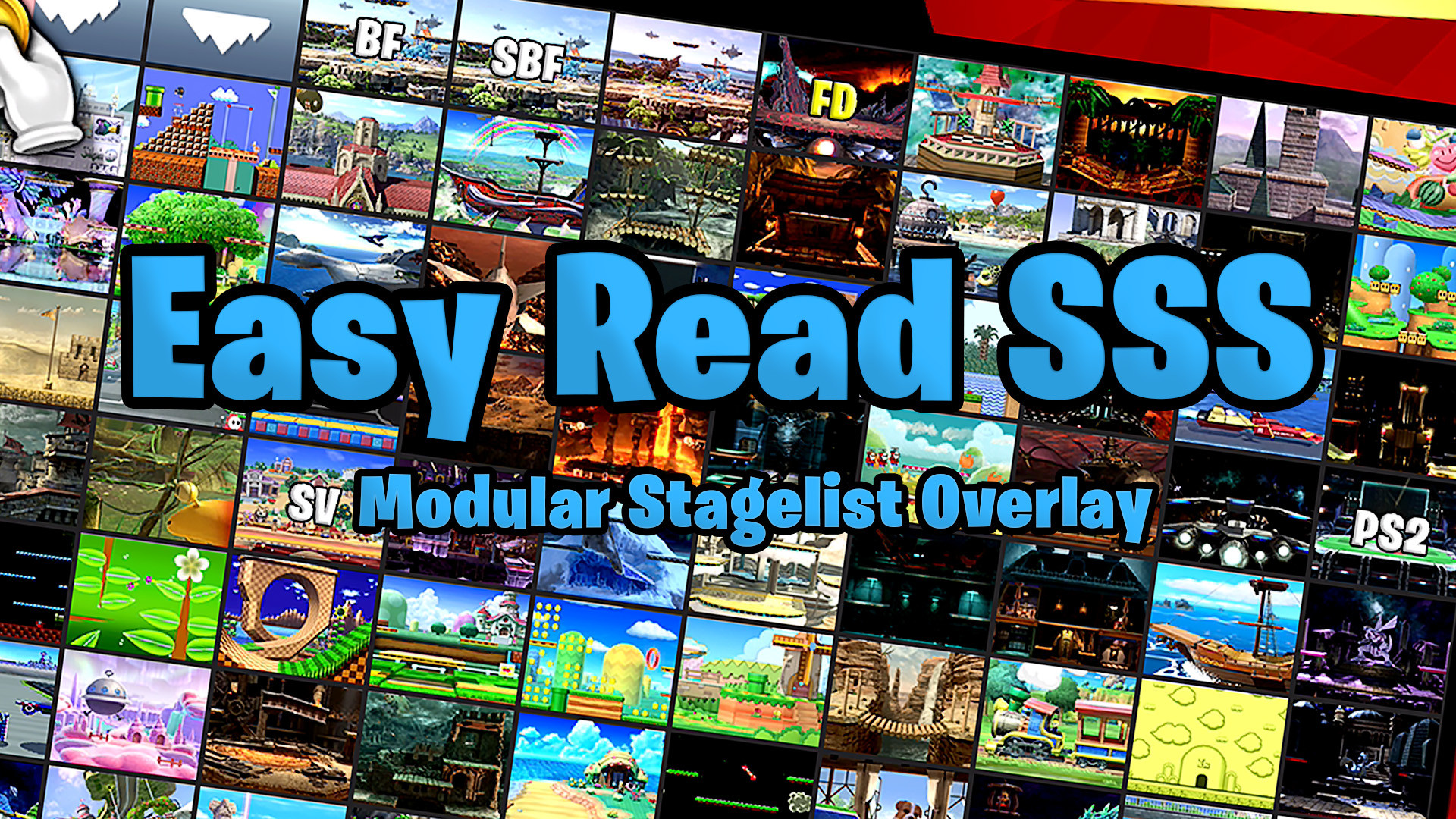 Easy Read SSS; Modular Stagelist Overlay Mod for Super Smash Bros ...