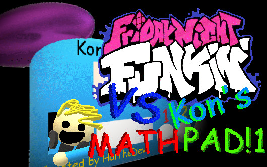 FNF vs Kon's Math Pad(RESKIN) [Friday Night Funkin'] [Mods]