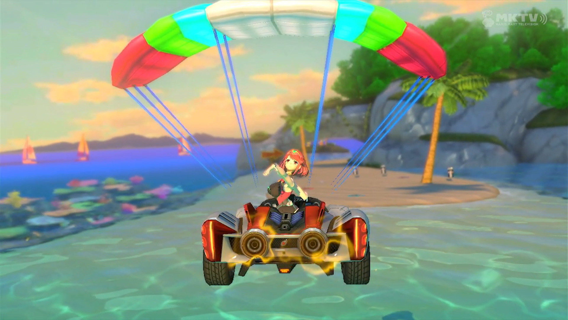 Swimsuit Pyra and Mythra [Mario Kart 8] [Mods]