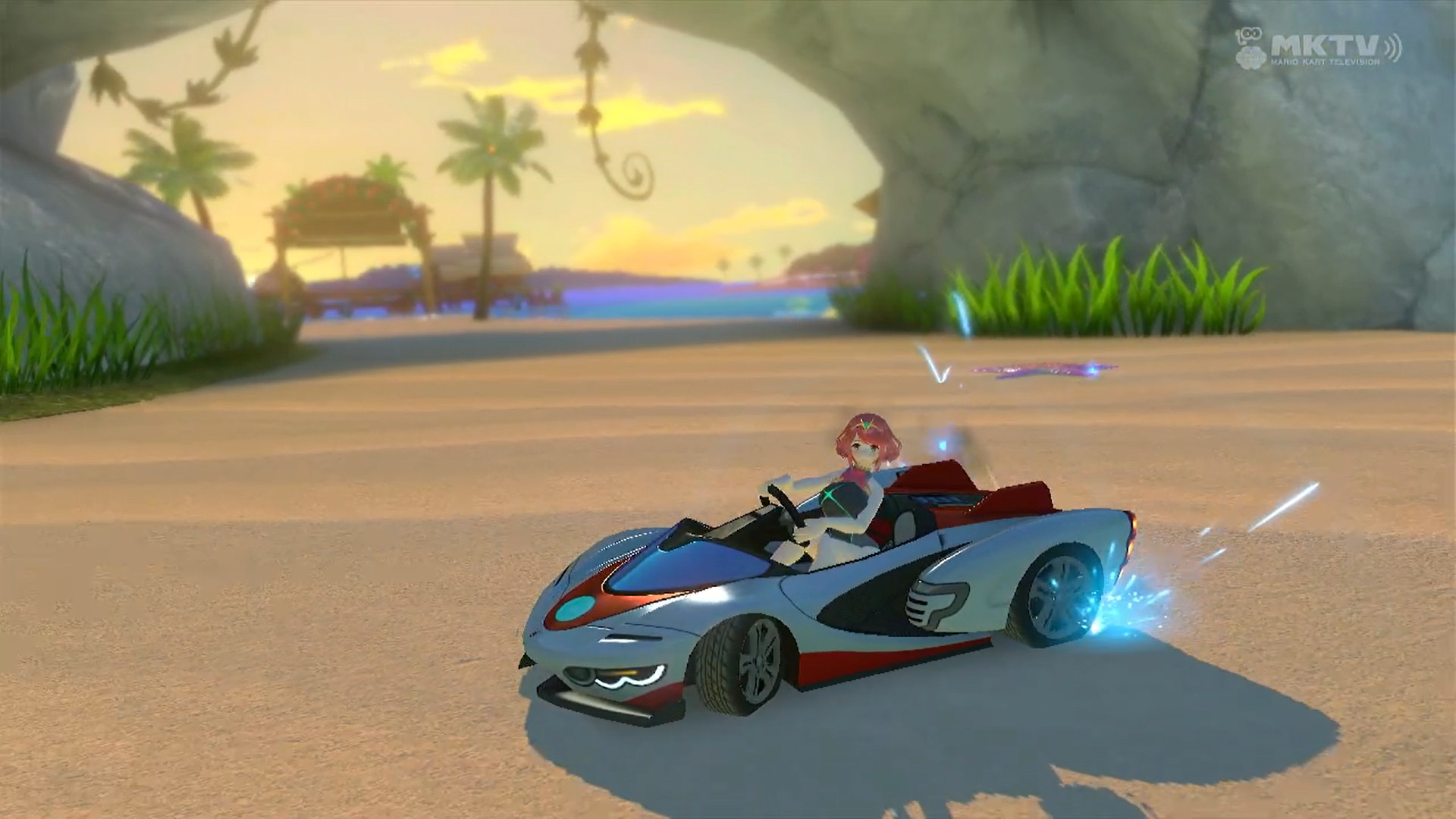 Swimsuit Pyra and Mythra [Mario Kart 8] [Mods]