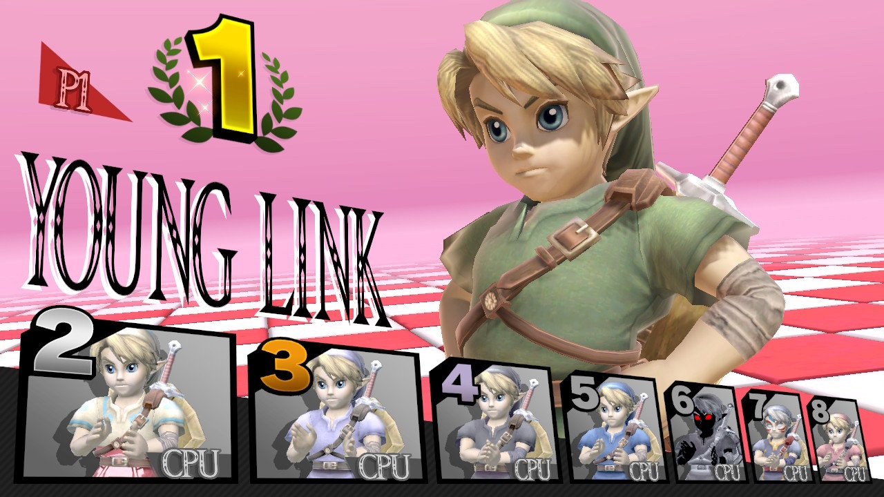 Super Smash Bros Young Link