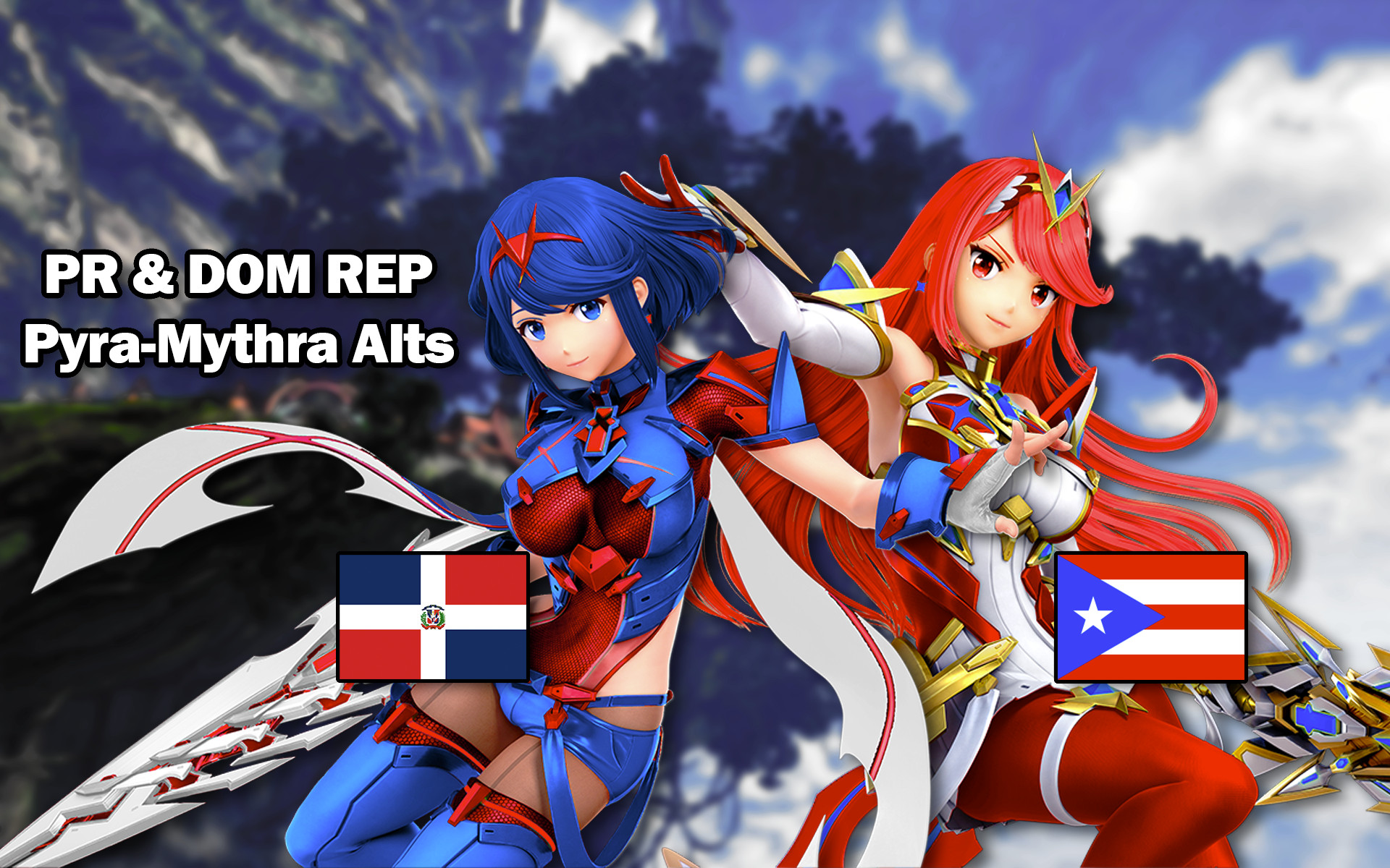 PR and DOM REP - Pyra & Mythra Alts Mod for Super Smash Bros. Ultimate ...