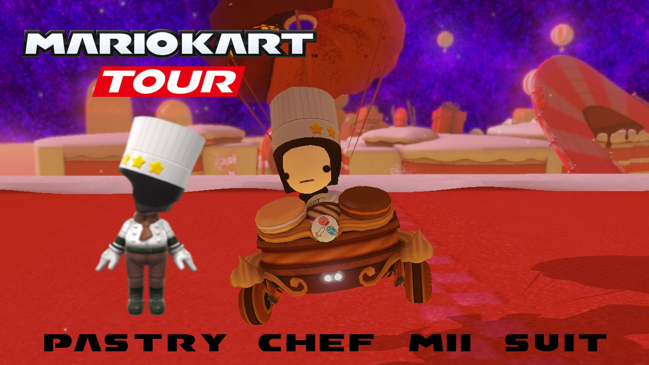 MKT Pastry Chef Mii Racing Suit [Mario Kart 8 Deluxe] [Mods]