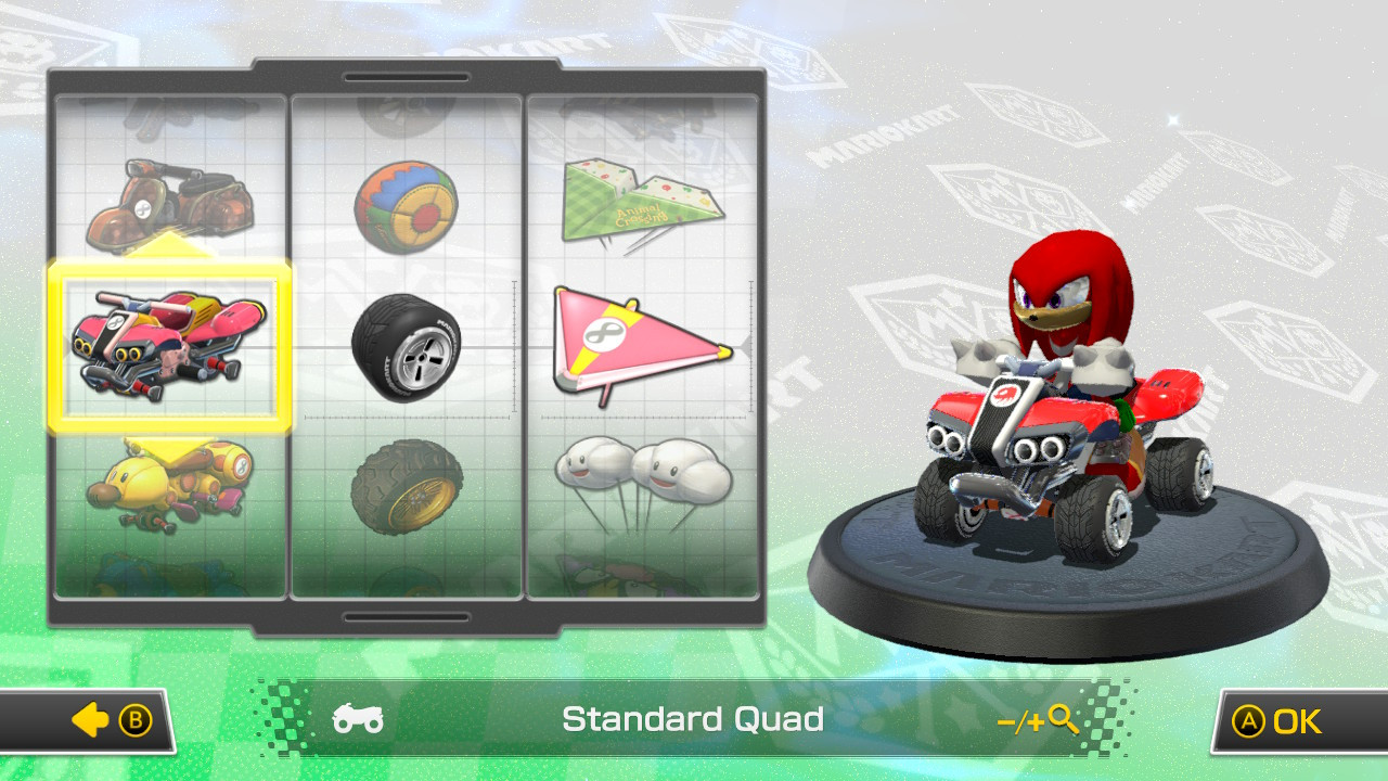 Knuckles Port Mod for Mario Kart 8 Deluxe | MK8D Mods