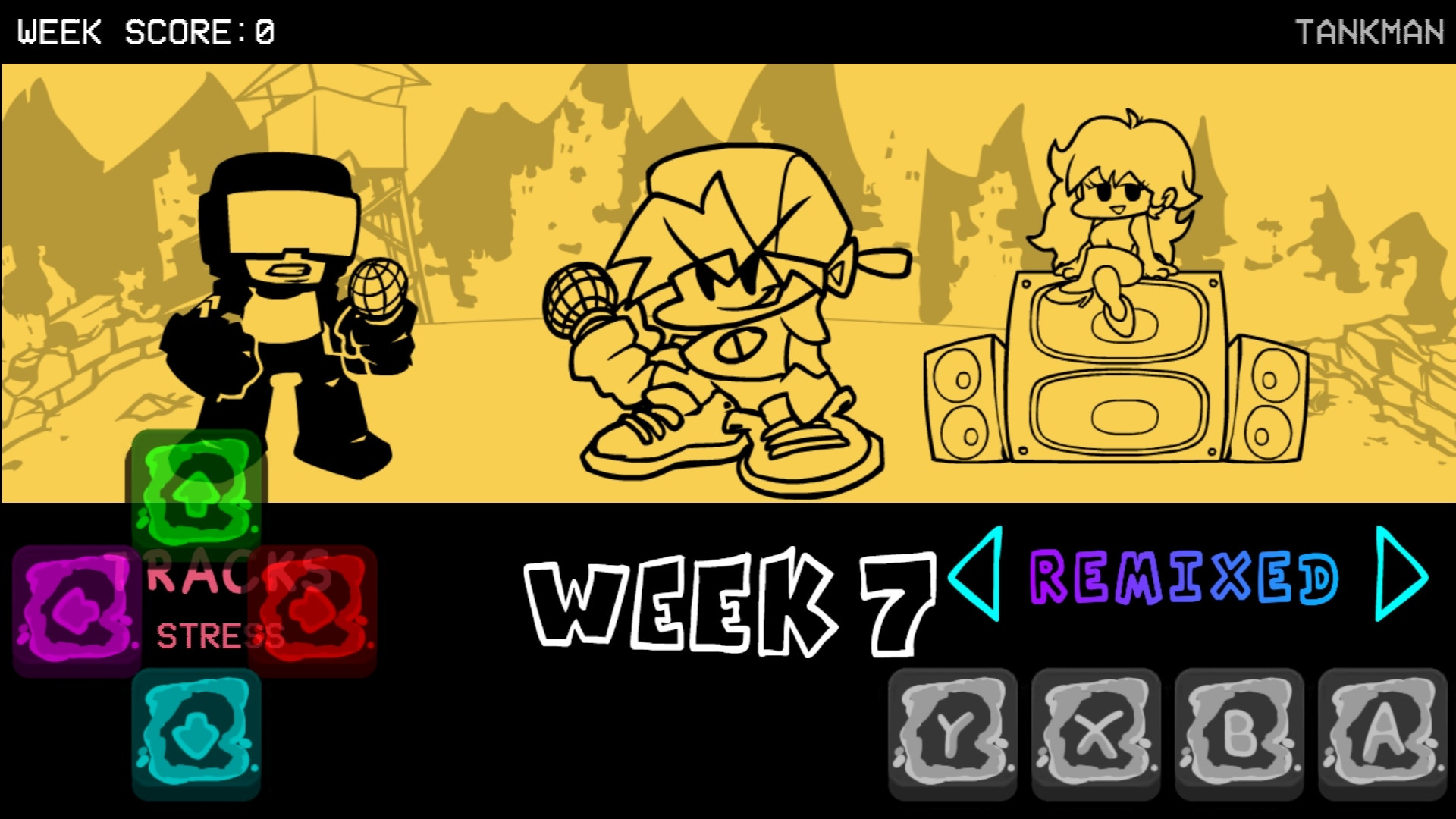 Stress Remix With A Amazing Modchart Mod for Friday Night Funkin' | FNF ...