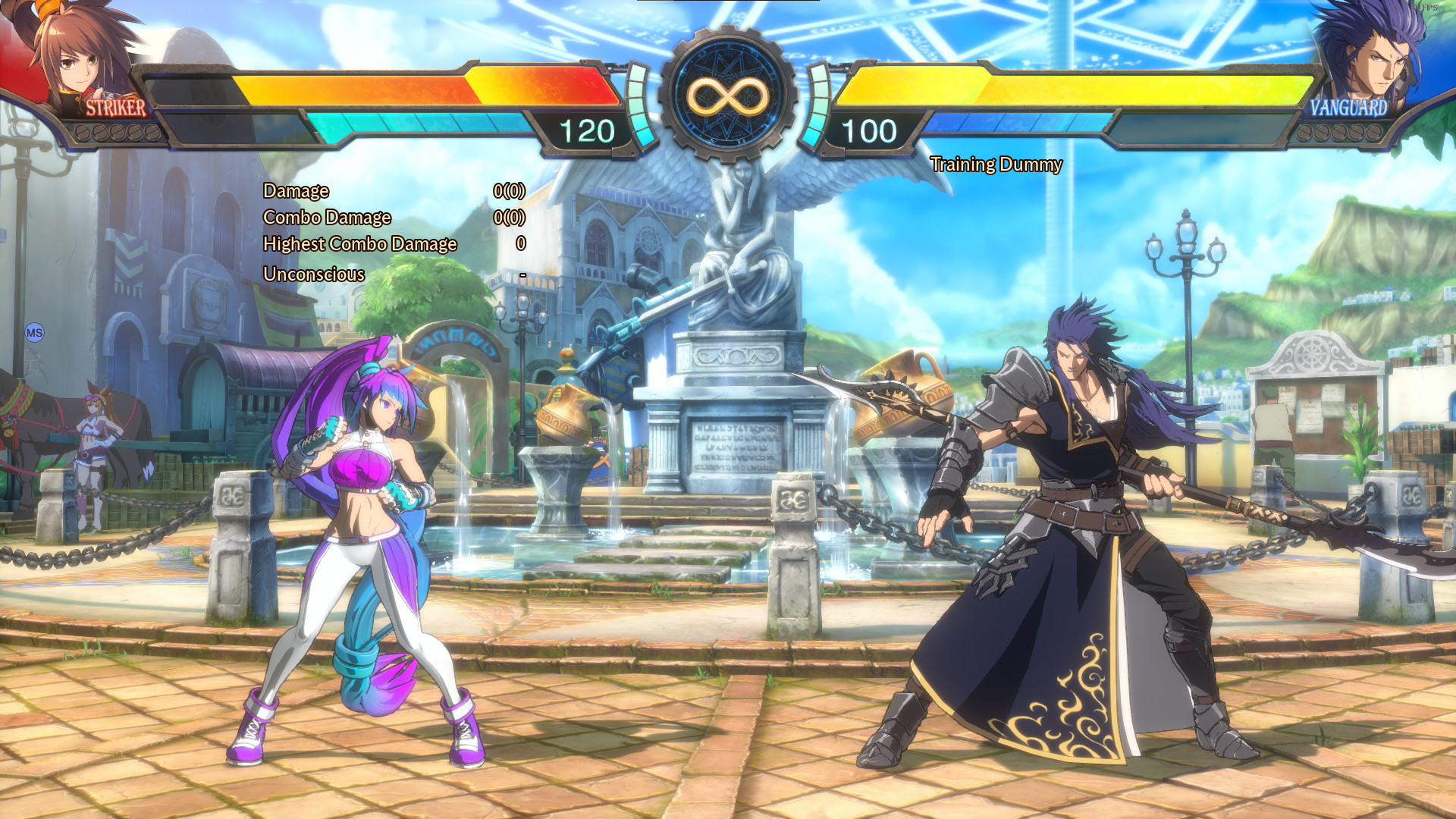 Striker Purple and Blue Gradient [DNF Duel] [Mods]