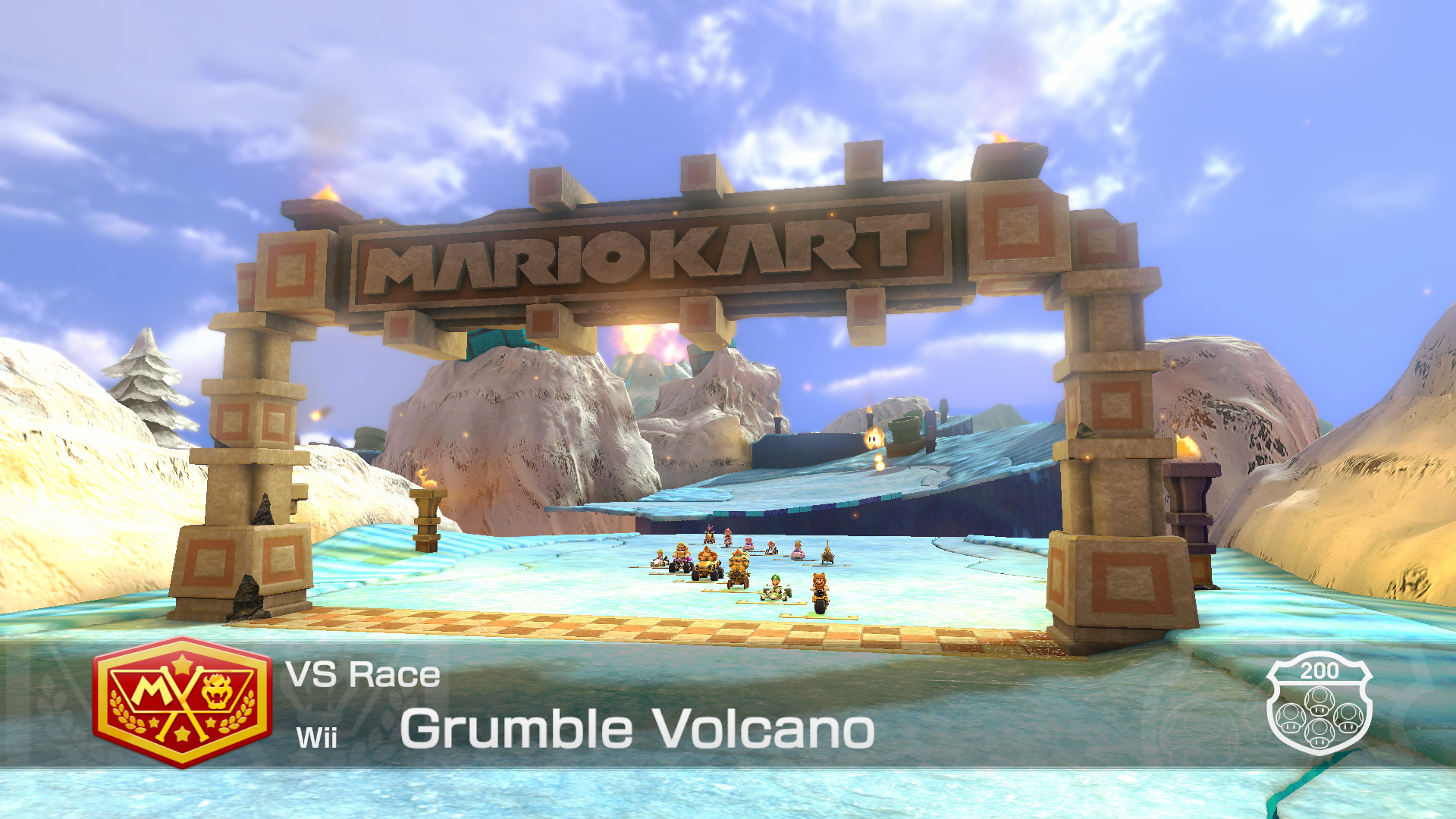 Icy Volcano Mod for Mario Kart 8 Deluxe | MK8D Mods