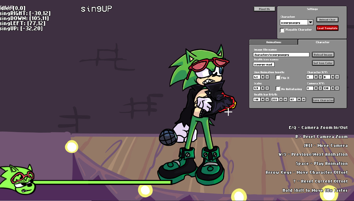 FNF TGT Scourge Reskin Mod for Friday Night Funkin' | FNF Mods