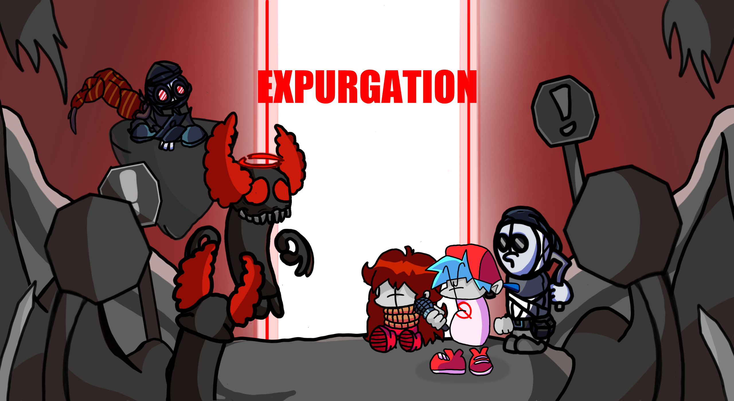 Expurgation in my art style (with a fla) [Friday Night Funkin'] [Mods]