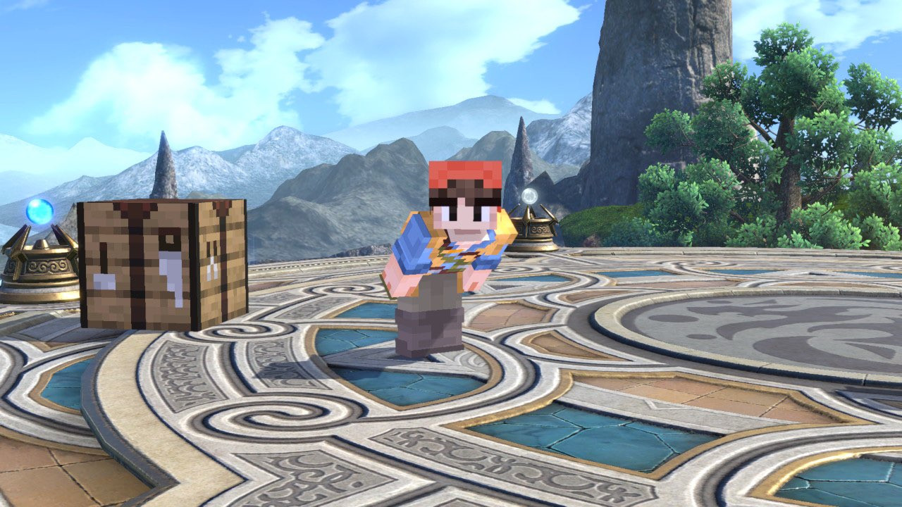 Eight Minecraft Skin over Alex Mod for Super Smash Bros. Ultimate ...
