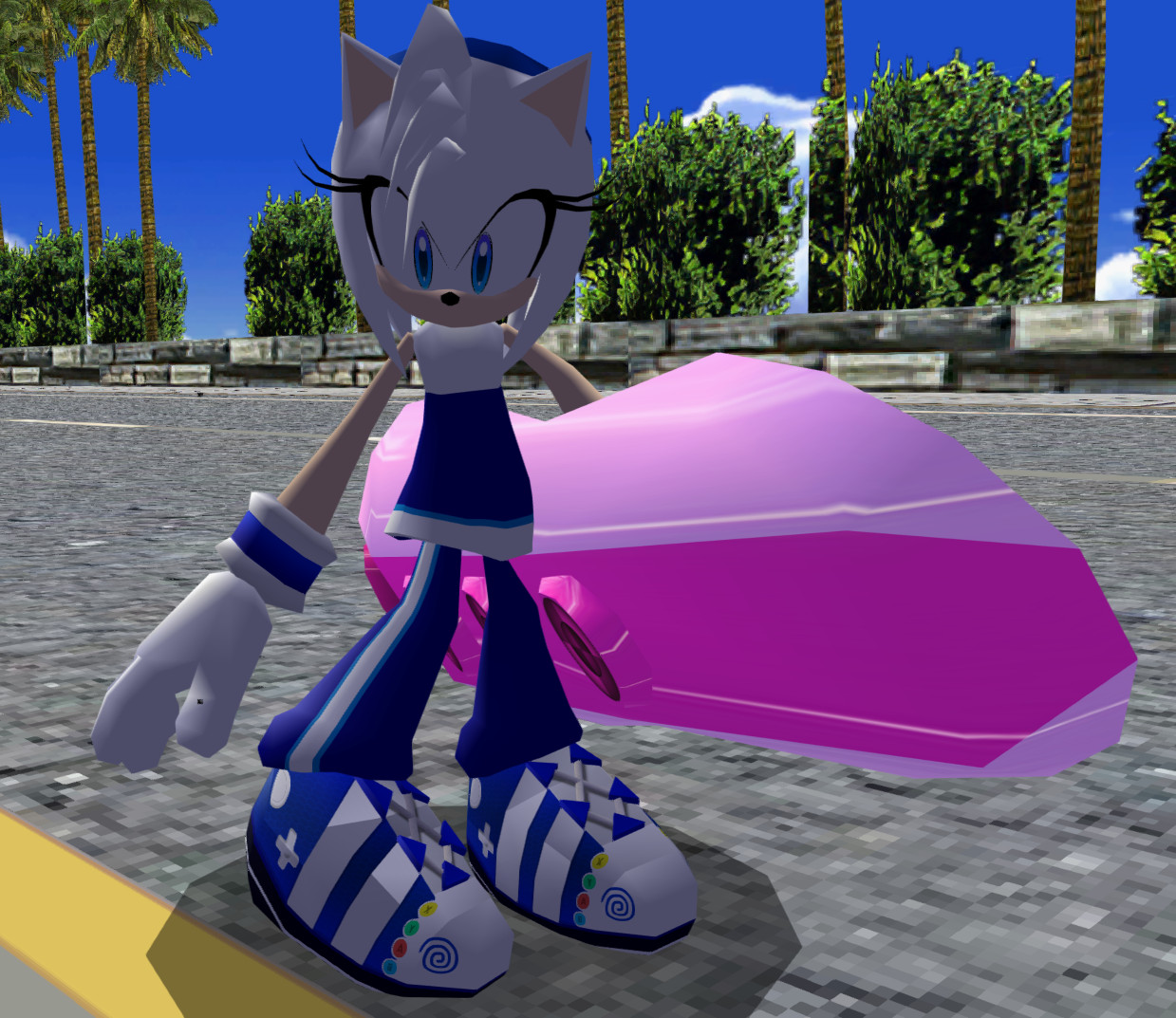 Dreamcast Amy (Sonic 10th Anniversary) [Sonic Riders (GameCube)] [Mods]