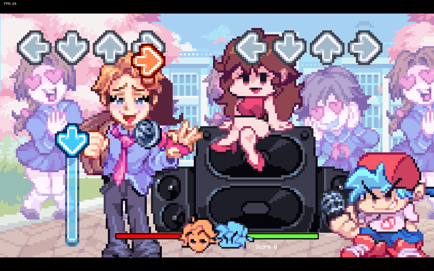 Female Senpai Mod for Friday Night Funkin' | FNF Mods