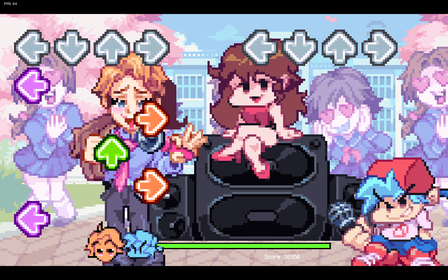 Female Senpai Mod for Friday Night Funkin' | FNF Mods