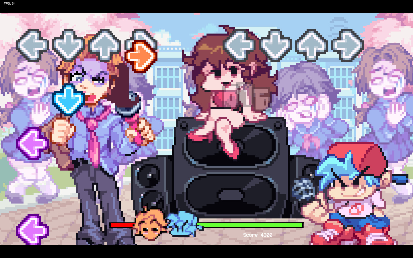 Female Senpai Mod for Friday Night Funkin' | FNF Mods