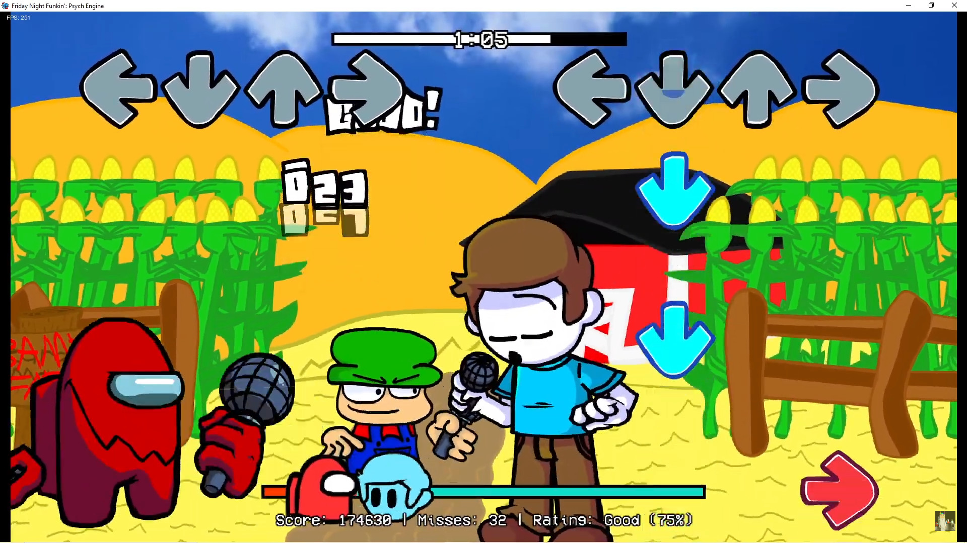 nonsense and imposter sing maze Mod for Friday Night Funkin' | FNF Mods