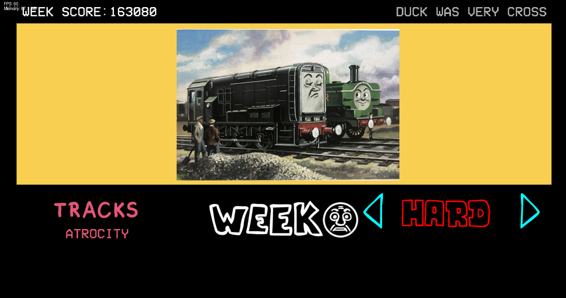 Duck vs Diesel (Atrocity/Thomas the Tank Engine) Mod for Friday Night ...