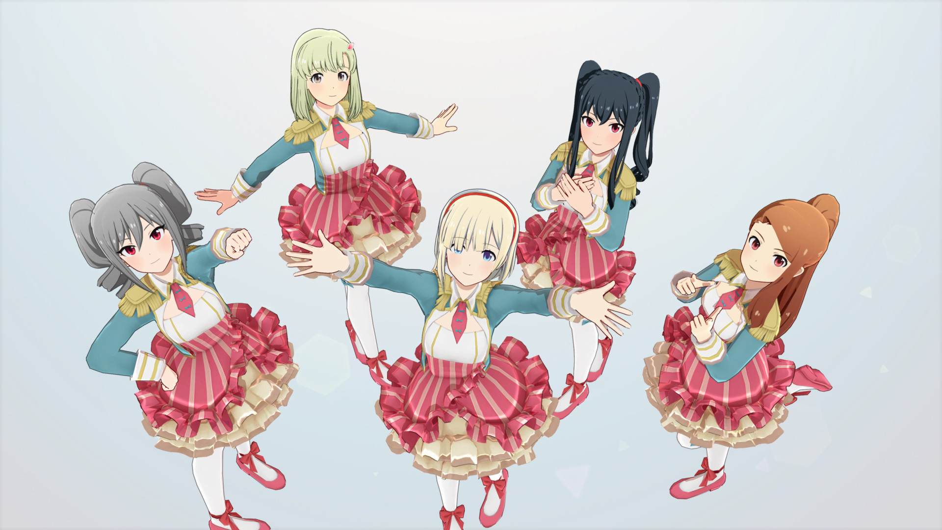 Nourin Ringo Kinoshita Outfit Over Coral Dress [THE IDOLM@STER STARLIT ...