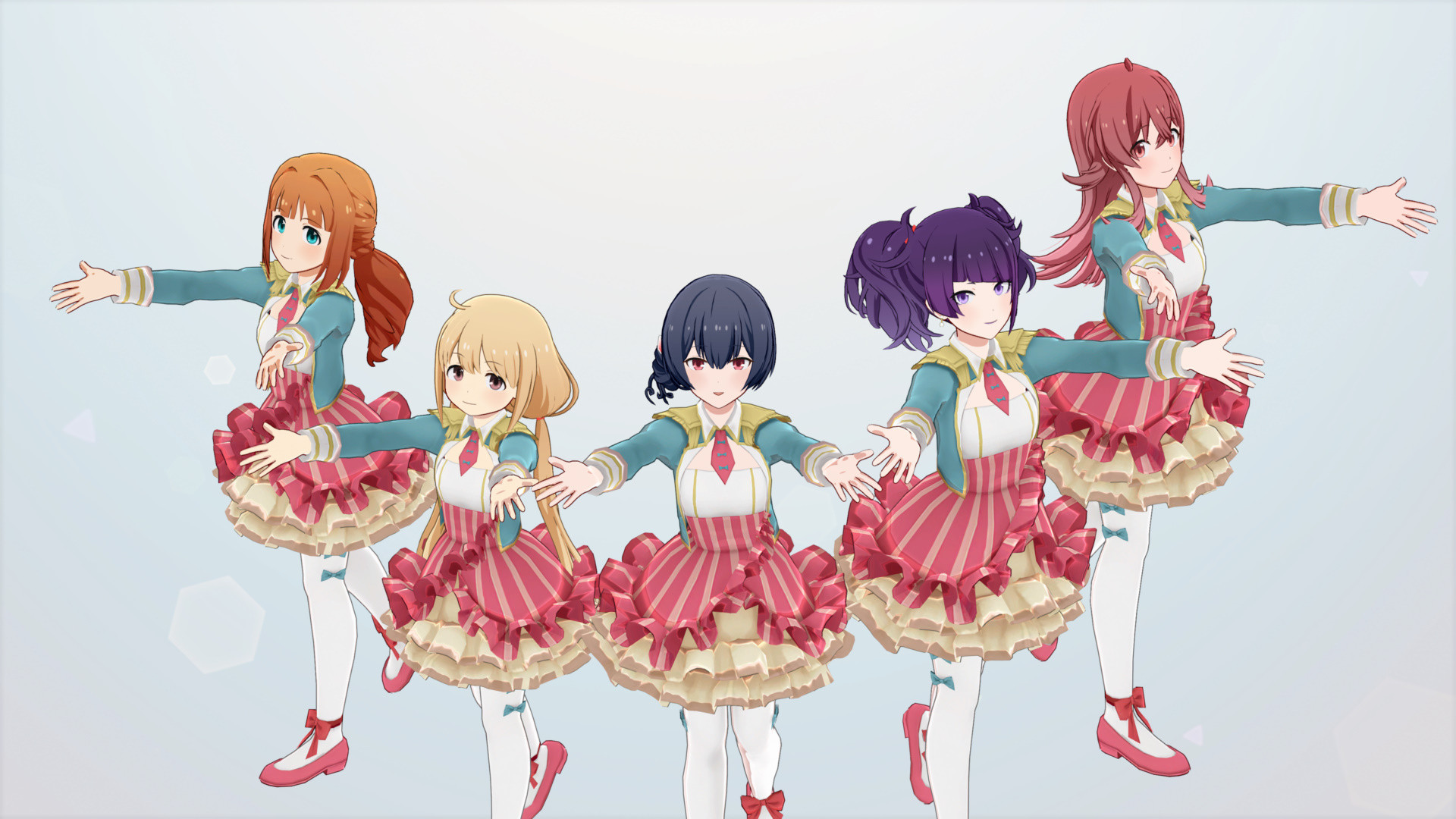 Nourin Ringo Kinoshita Outfit Over Coral Dress [THE IDOLM@STER STARLIT ...