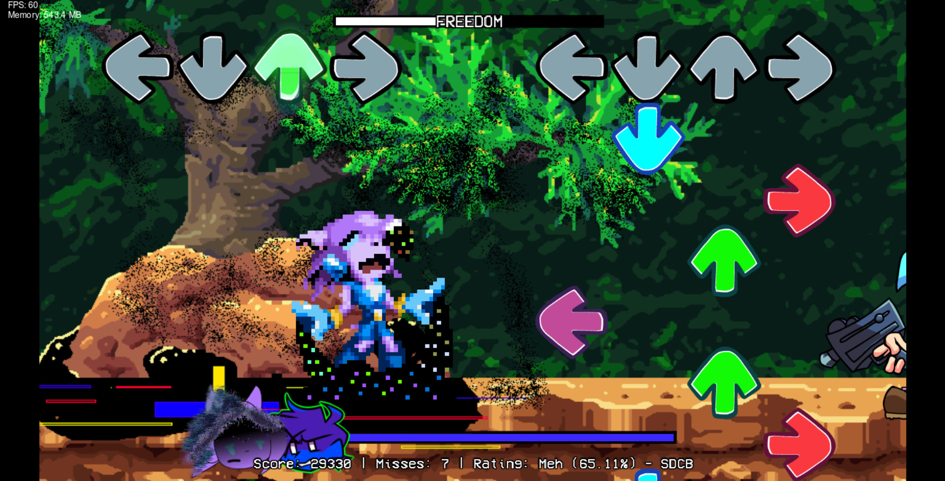 vs corrupt lilac Mod for Friday Night Funkin' | FNF Mods